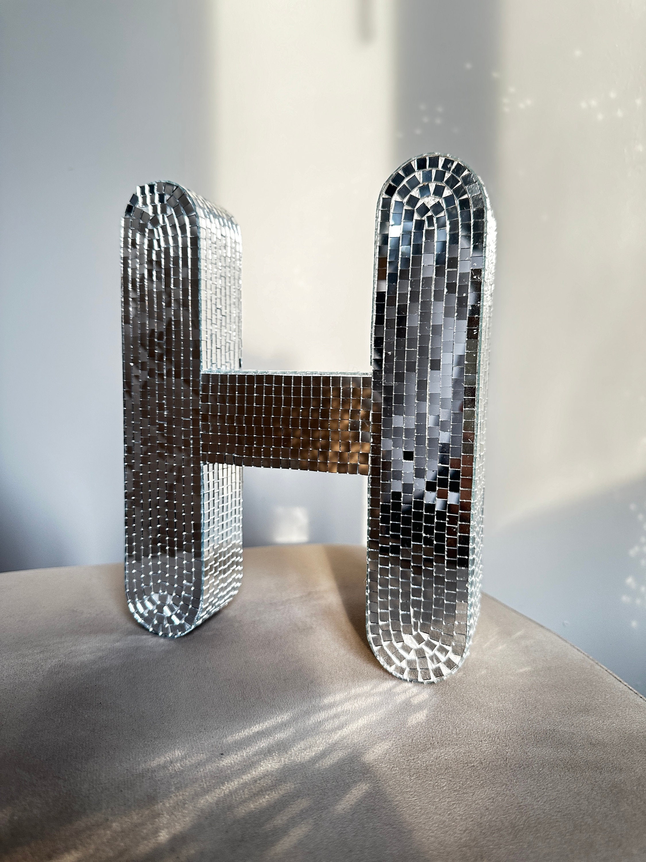 Disco Ball Letters, Disco Party Decor, Couple Initials, Party Supply ...