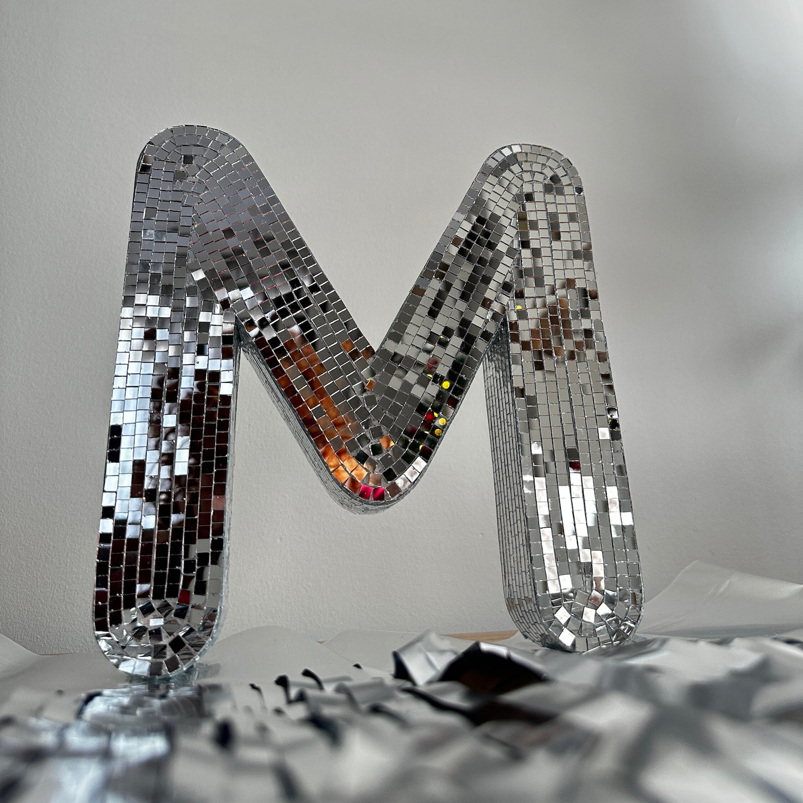 Disco Ball Letters – Custom Mirror Initials for Wedding & Party Decor ...