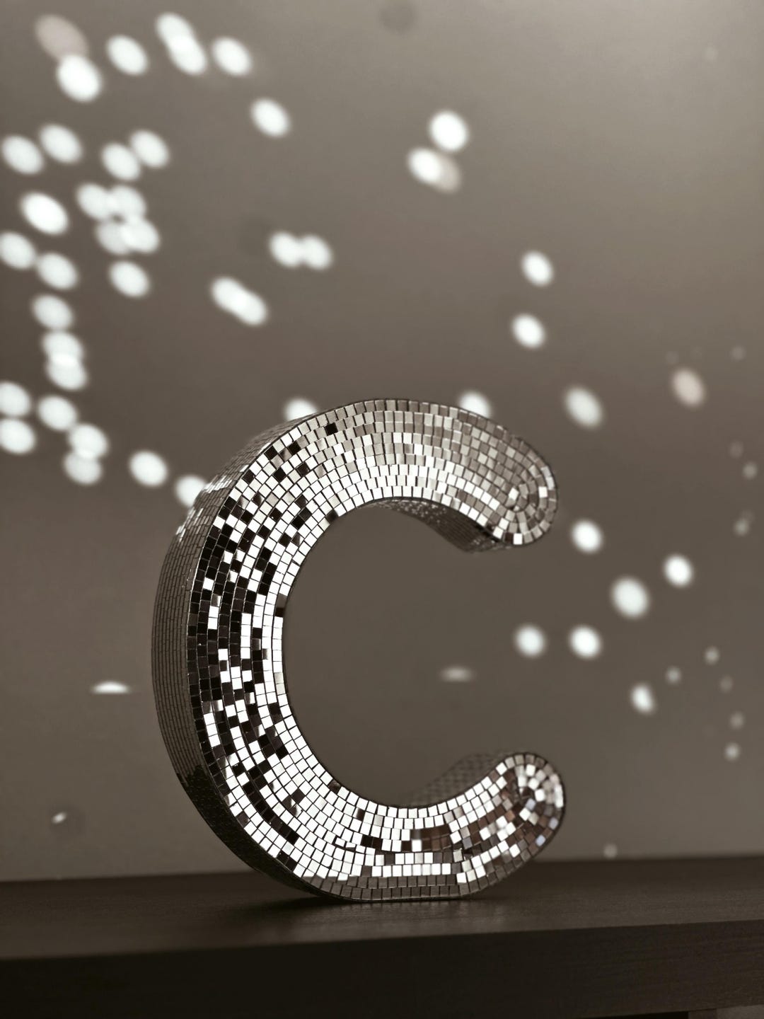 Disco Ball Letters – Custom Mirror Initials for Wedding & Party Decor ...