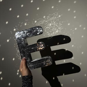 Disco Ball Letters, Disco Party Decor, Couple Name Initial Letters ...