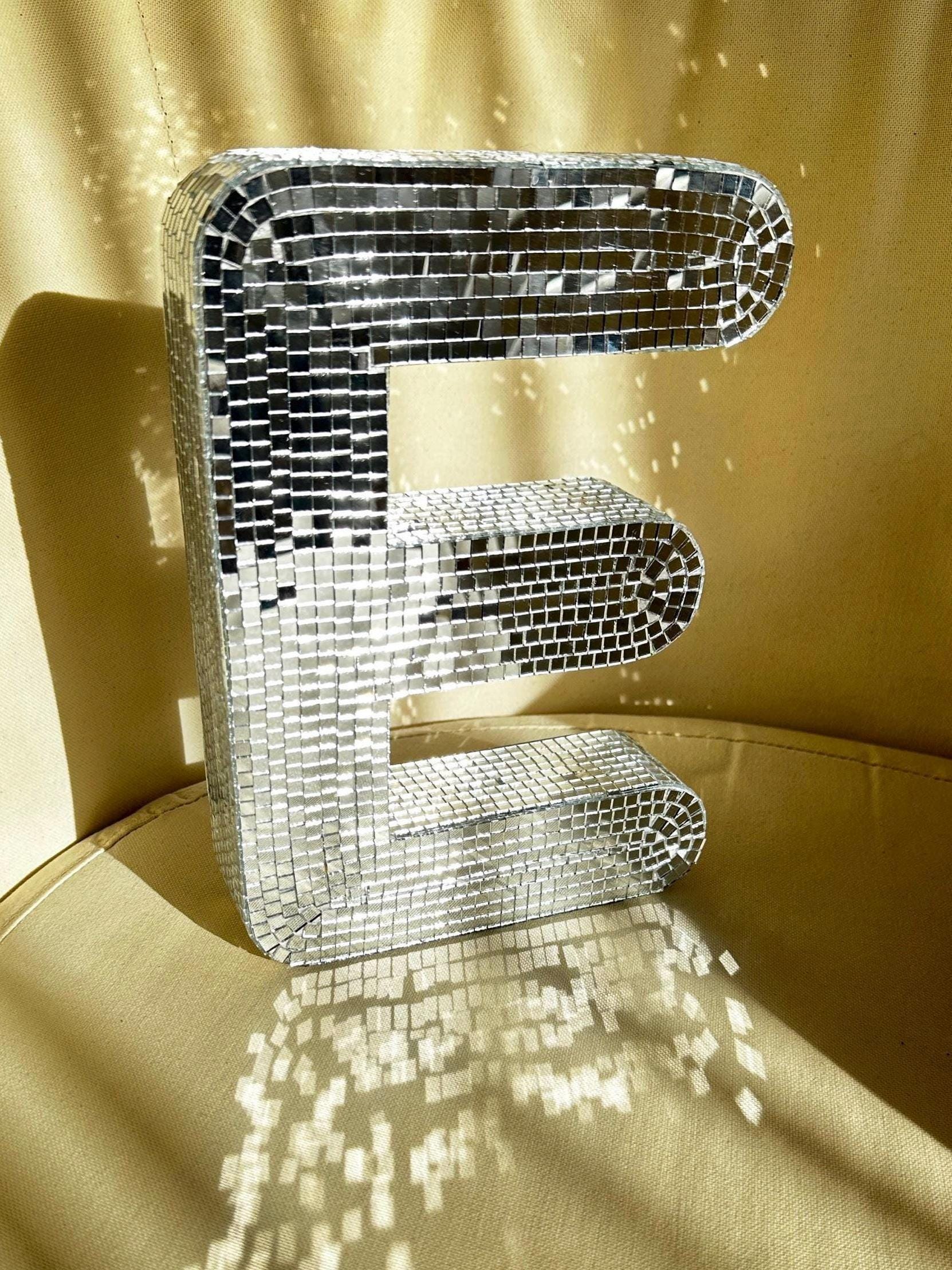 Disco Ball Letters, Disco Party Decor, Couple Name Initial Letters ...