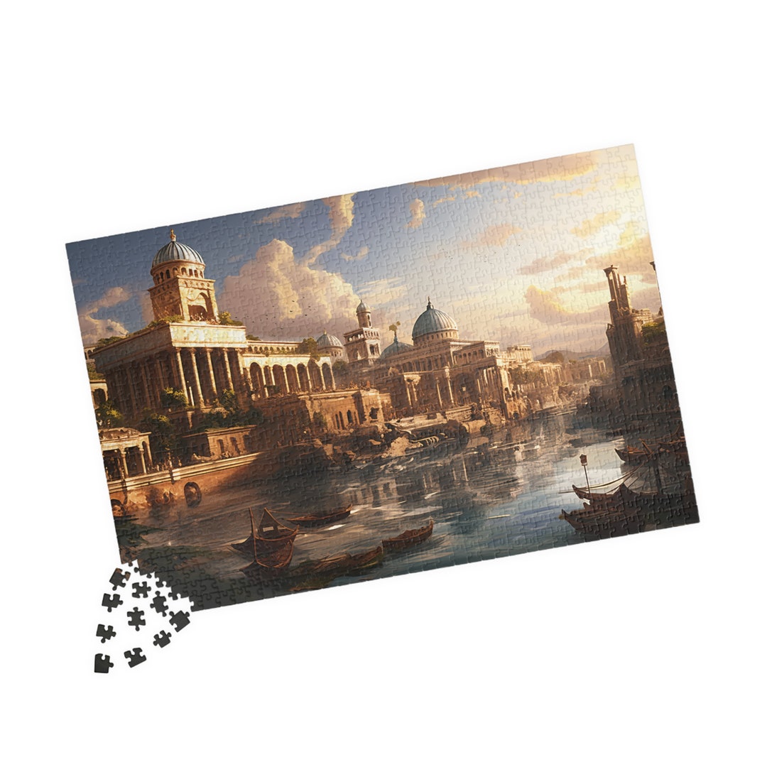 Futuristic Echoes: Roman Empire Jigsaw Puzzle 500 Piece 1000 - Etsy