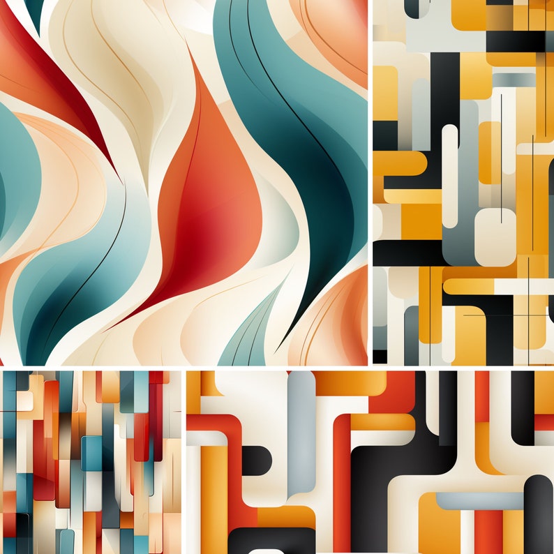 Sleek and Chic: Seamless Skinny Patterns for Modern Digital Art ...