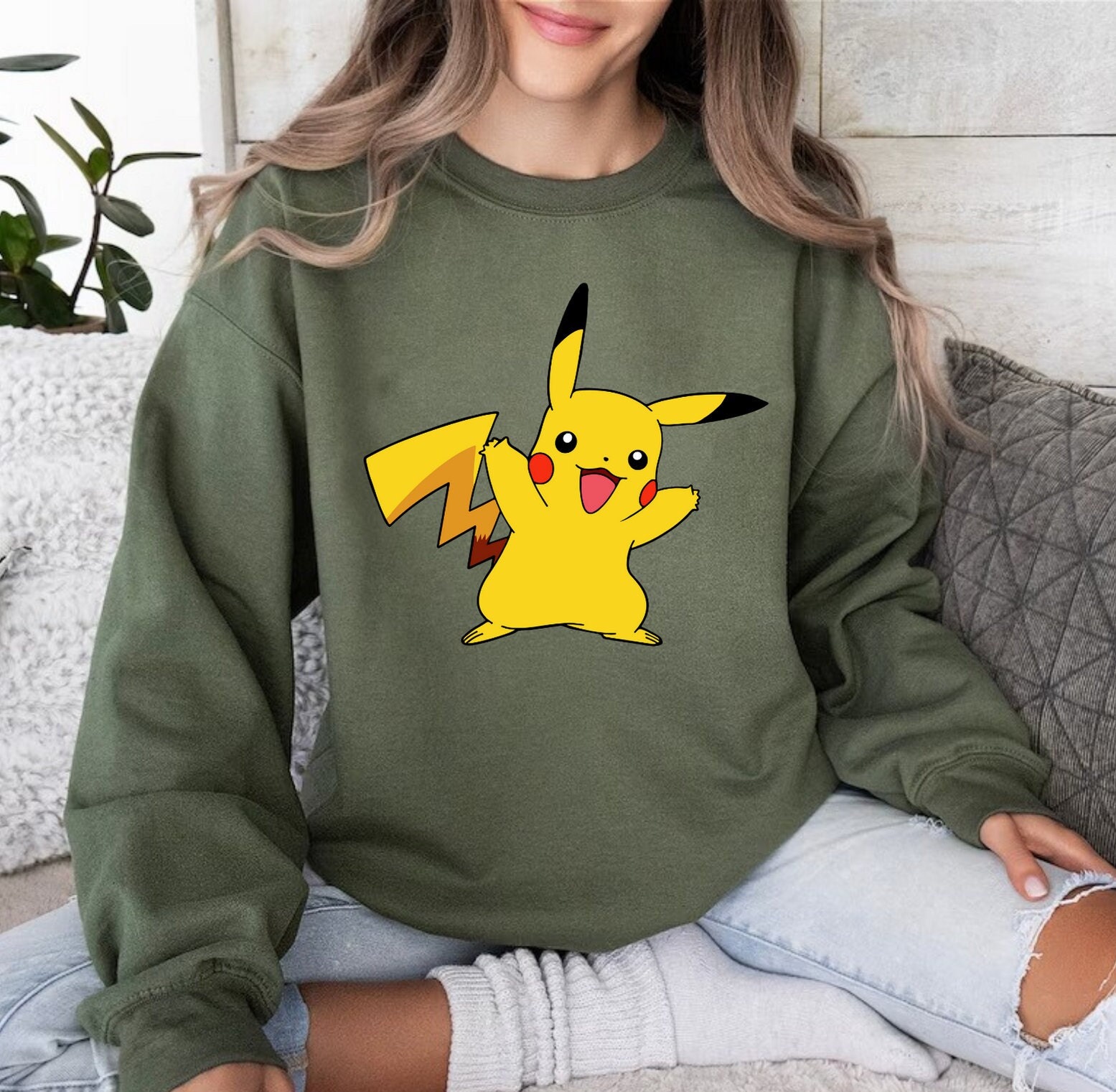 Pikachu Sweatshirts,pokemon Birthday Party Sweatshirts for Toddlers ...