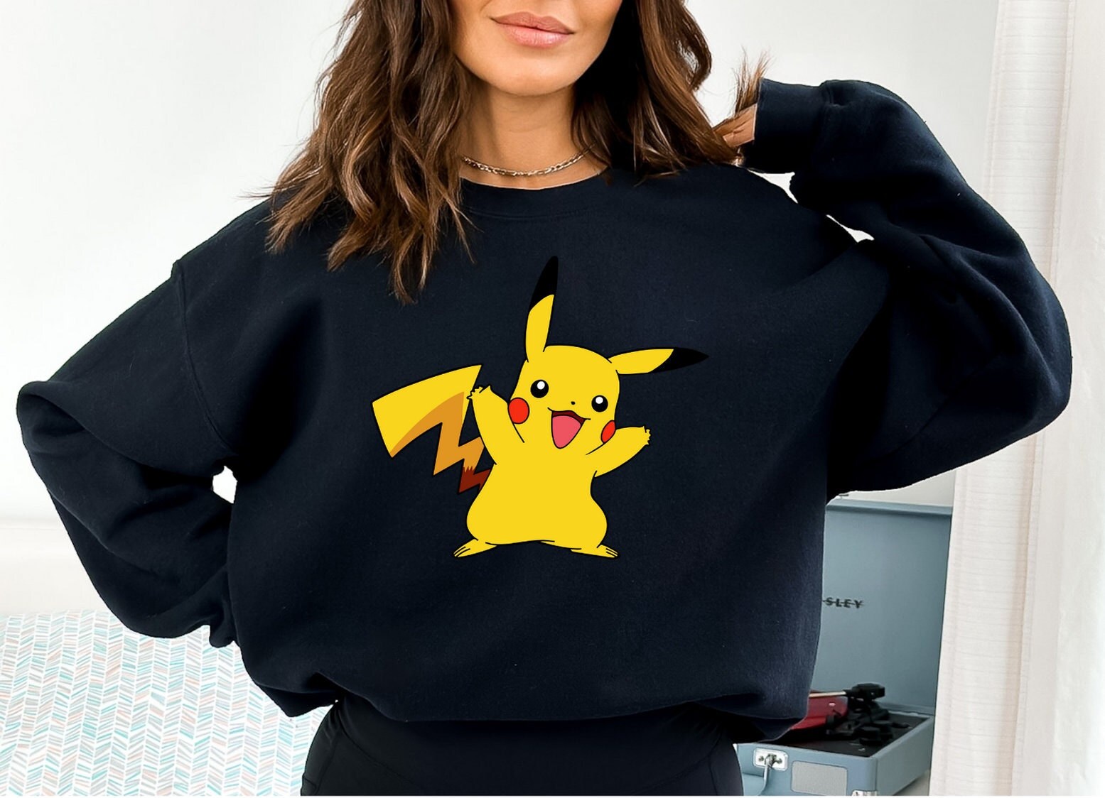 Pikachu Sweatshirts,pokemon Birthday Party Sweatshirts for Toddlers ...