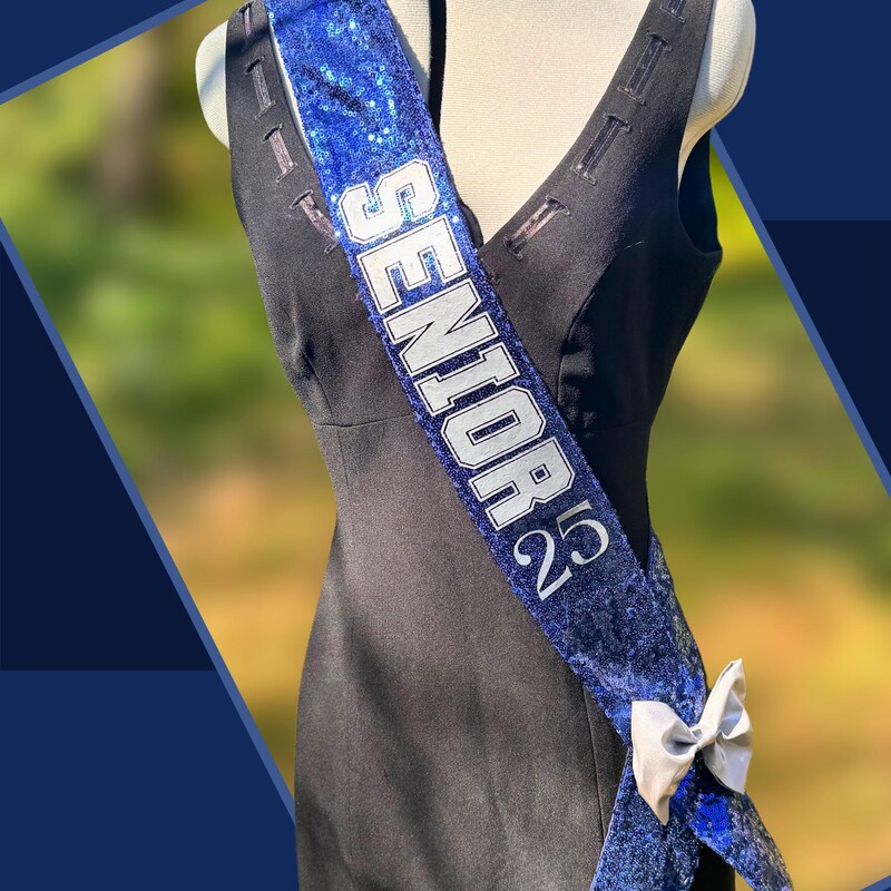 Royal Blue Sash - Etsy