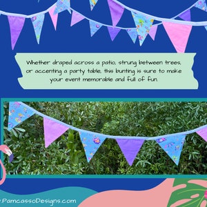 Flamingo Beach Bunting – Fun Tropical Party Decor Banner Garland | Hula ...