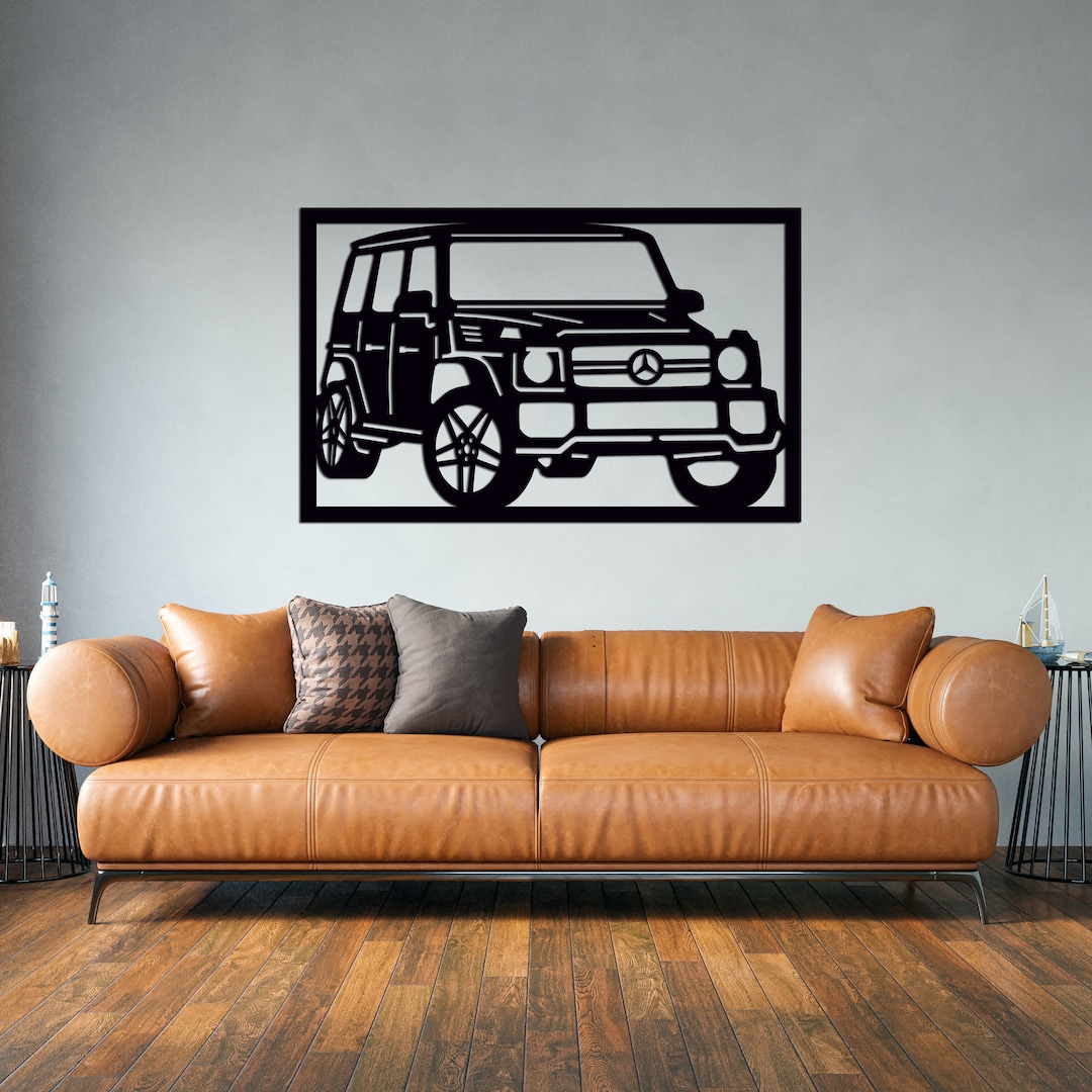 Mercedes Svg, G Class, Car Svg Designs Cut Svg Dxf File Wall Sticker ...