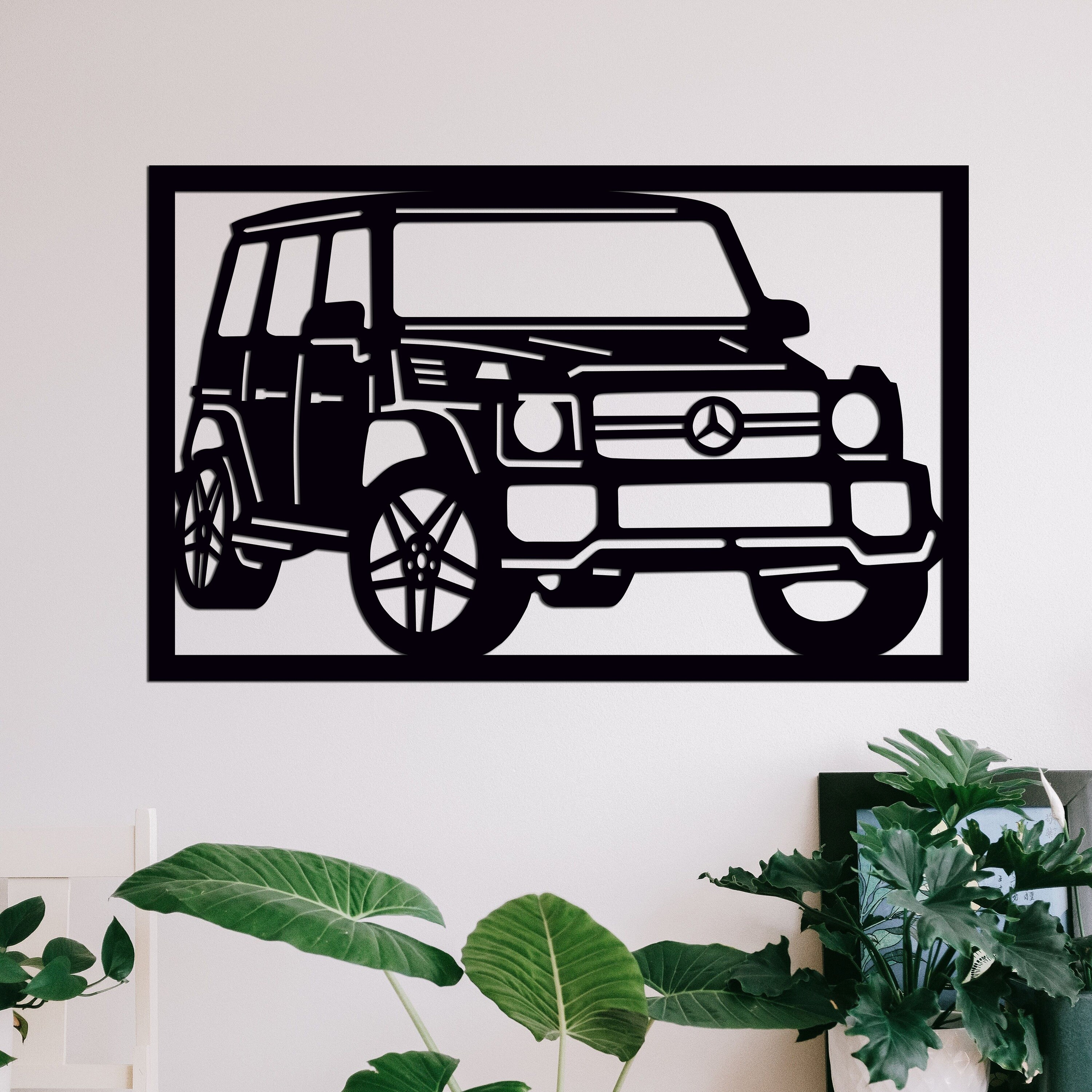 Mercedes Svg, G Class, Car Svg Designs Cut Svg Dxf File Wall Sticker ...