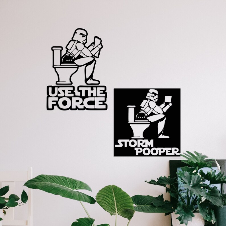 Star Wars, Use the Force Svg Dxf File Wall Sticker Pdf Template Cnc ...