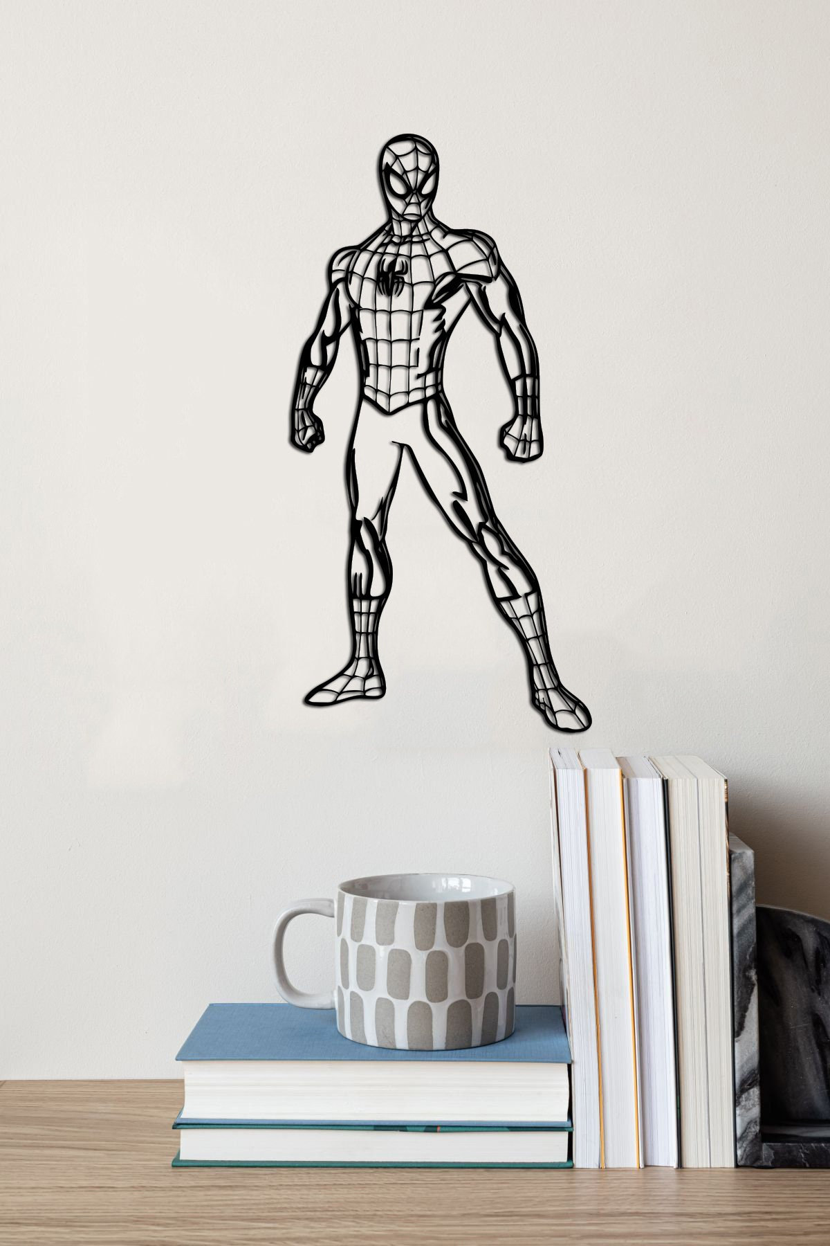 Spider Man, Avengers Svg Dxf File Wall Sticker Pdf Template Cnc Cutting ...