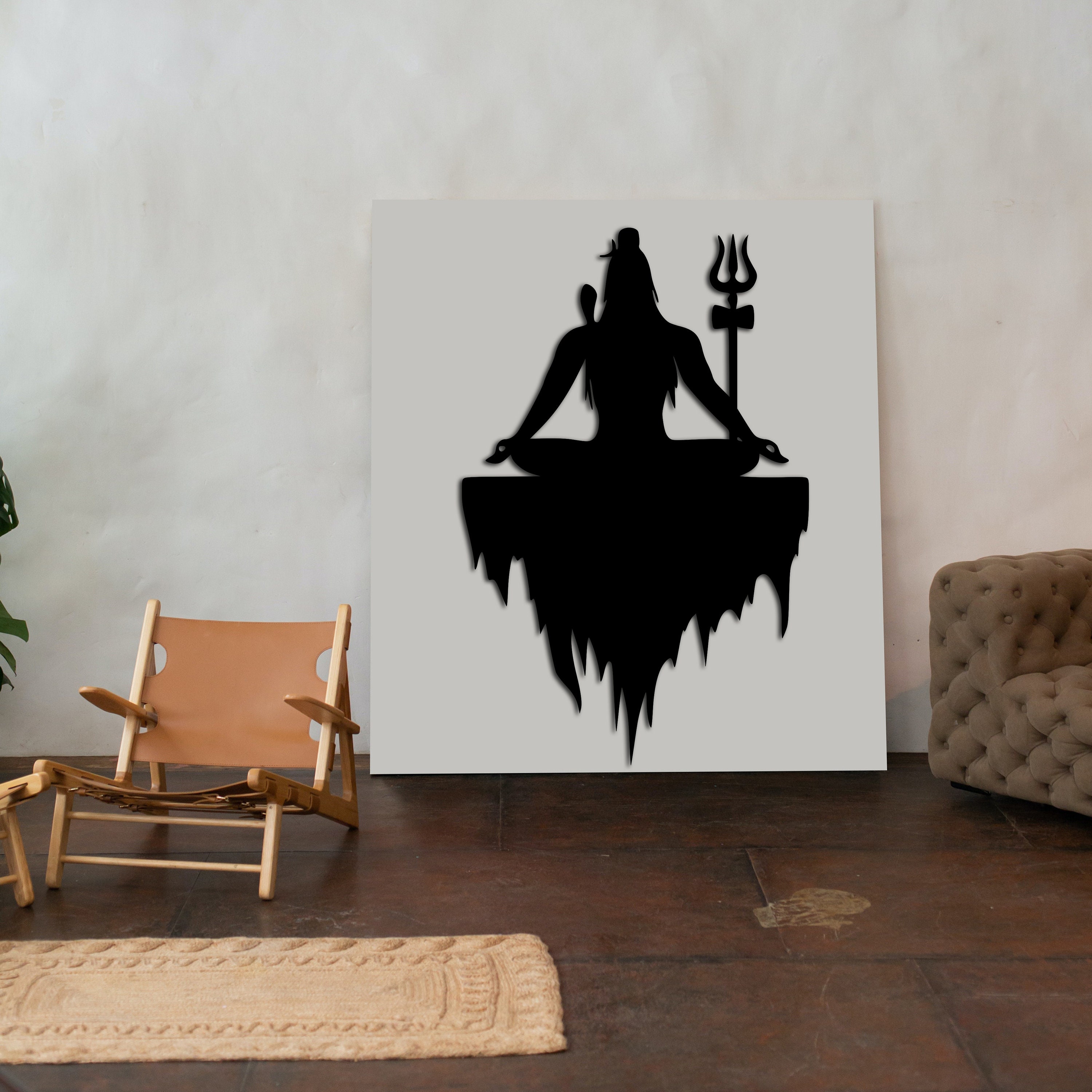 Lord Shiva, Hinduism, the Destroyer Svg Dxf File Wall Sticker Pdf ...