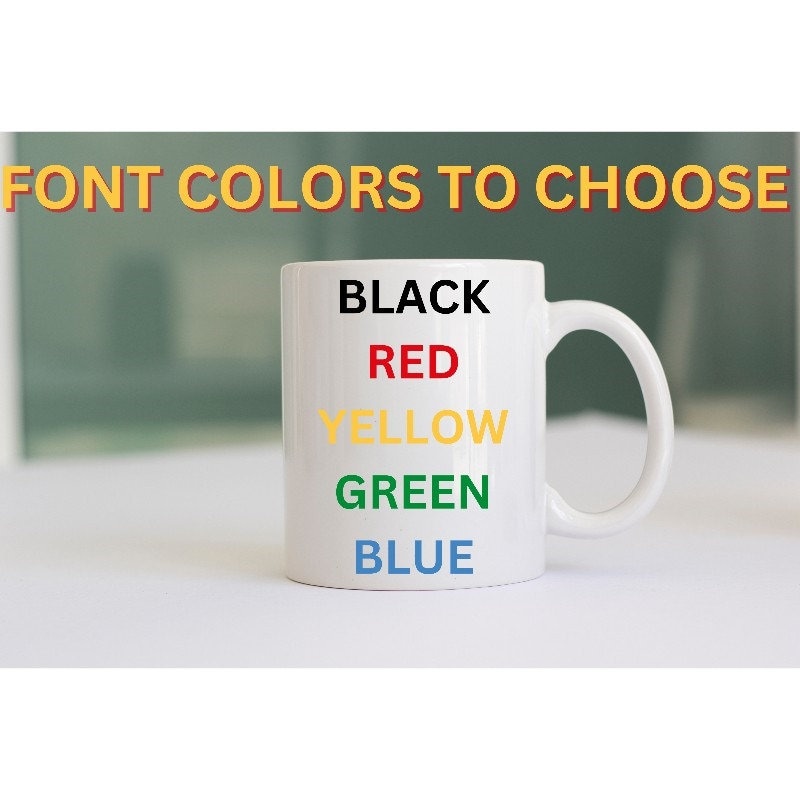 Personalised Your Mug With Text/logo/photo of Your Love One - Etsy