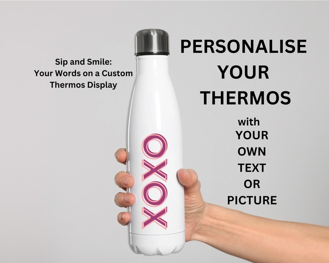 Thermal Bottle Personalised Custom Coffee/tea/water Thermos Personalise ...