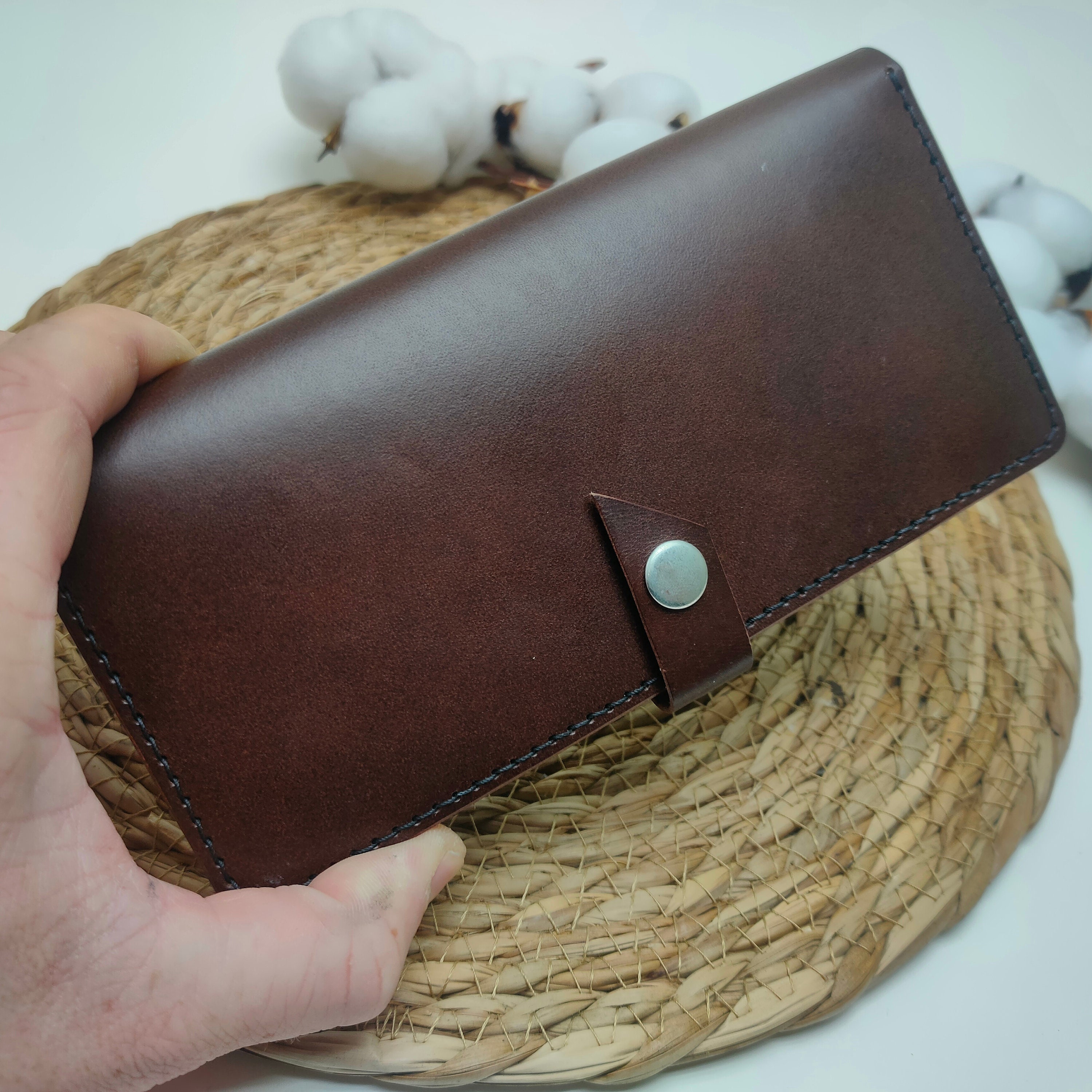 PDF Pattern Download _ Long Wallet Pattern _ Leather Wallet Pattern ...