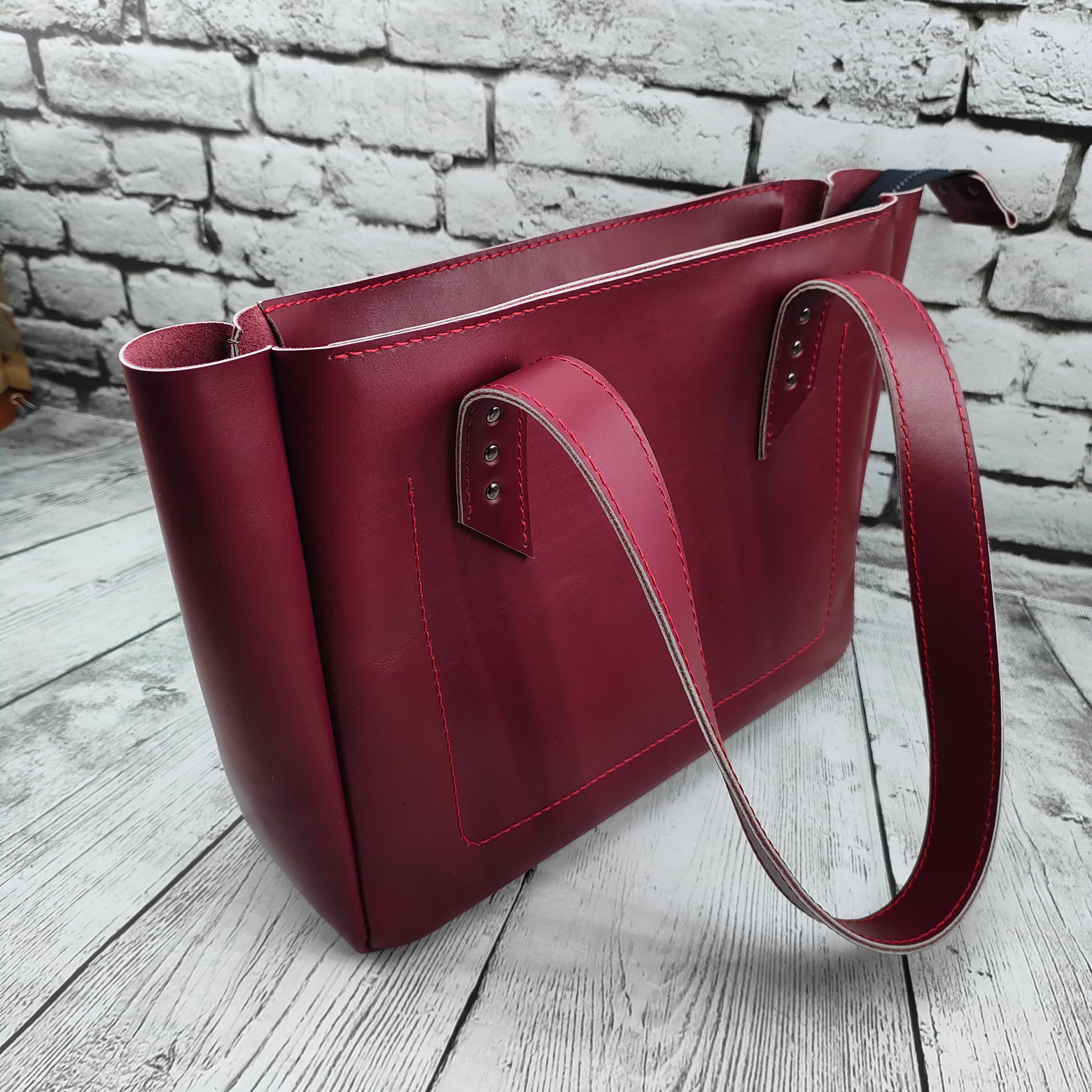 PDF Schnittmuster _ Lederhandtasche Schnittmuster _ Shopper ...