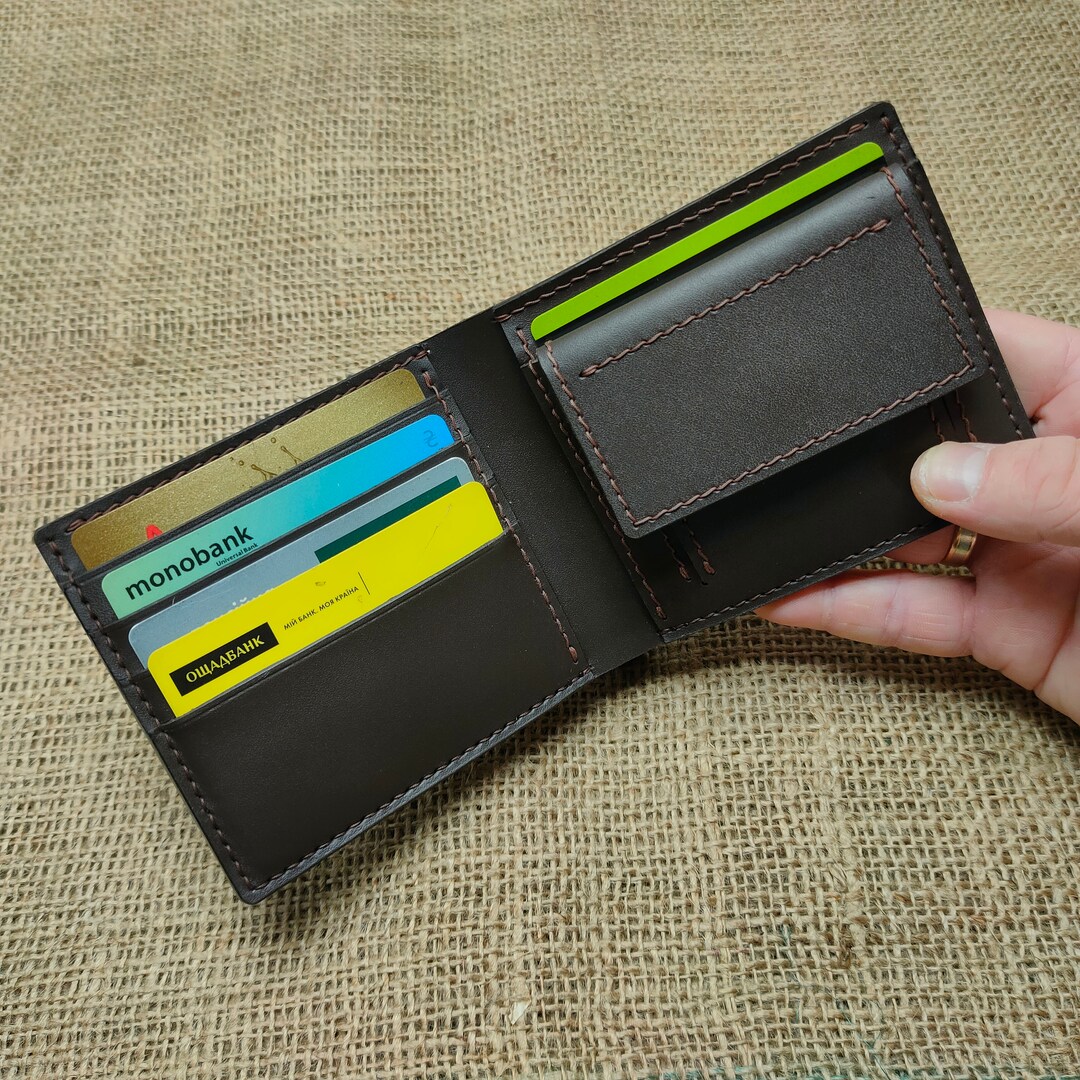 Leather Wallet Pattern PDF Bifold Wallet Template PDF Mens Wallet ...