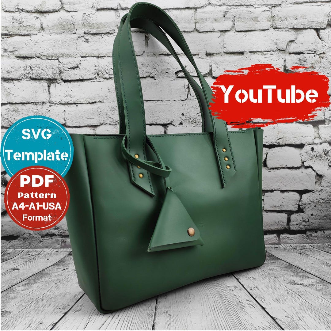 PDF Pattern _ Leather Handbag Pattern _ Tote Bag Pattern _ DIY ...