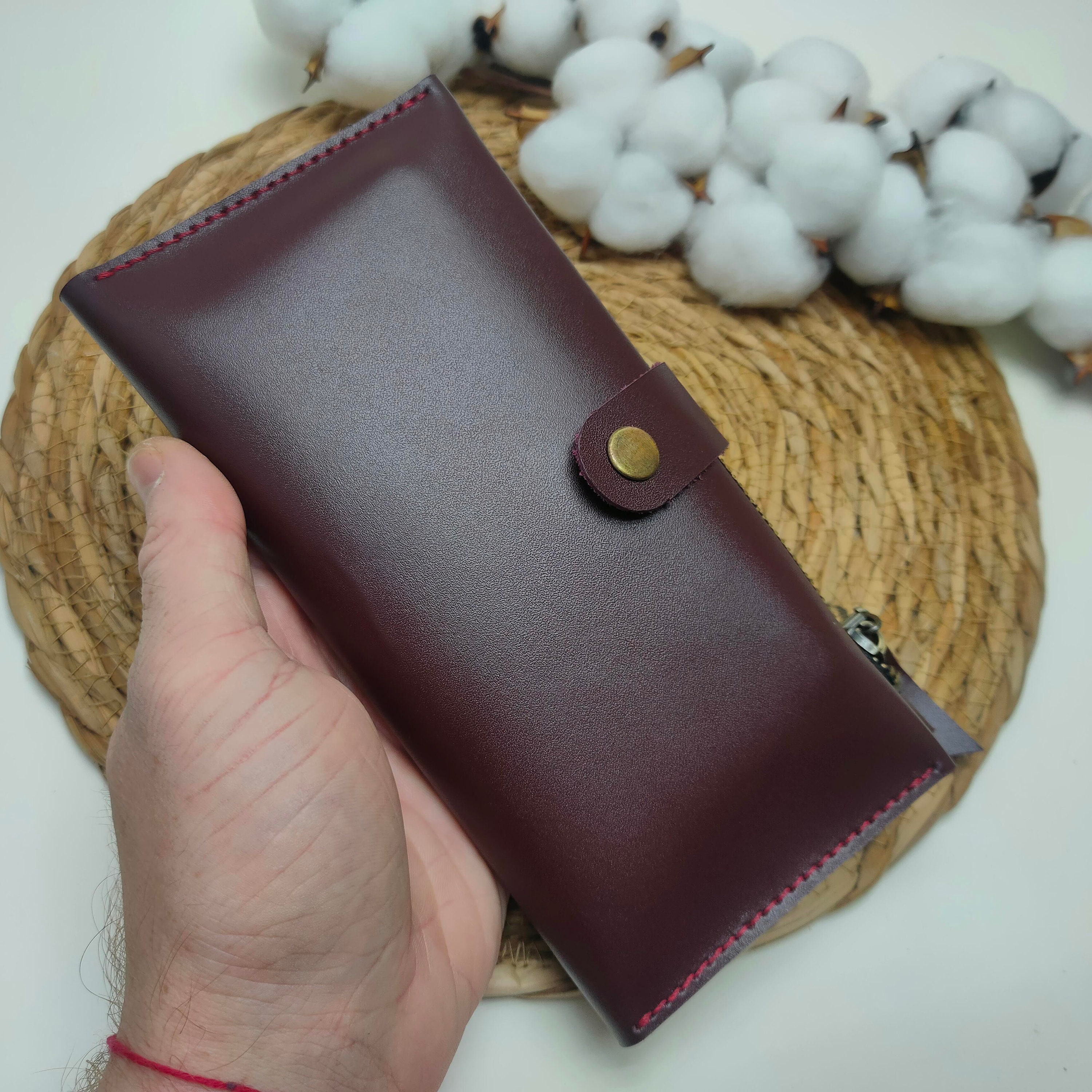 PDF Pattern Download ,long Wallet Pattern, Leather Womens Wallet ...