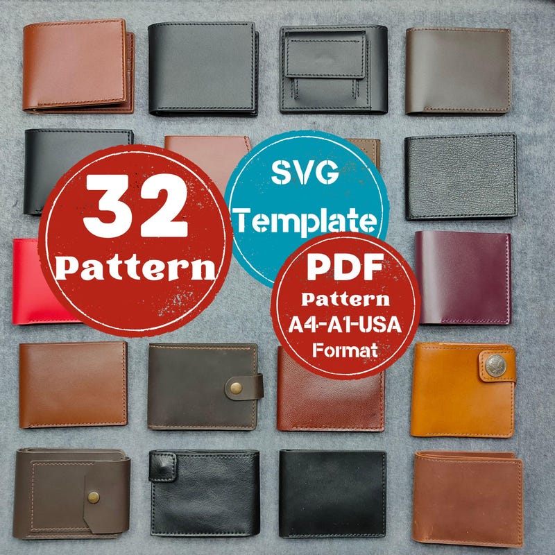 Snap Card Wallet Pattern - Etsy