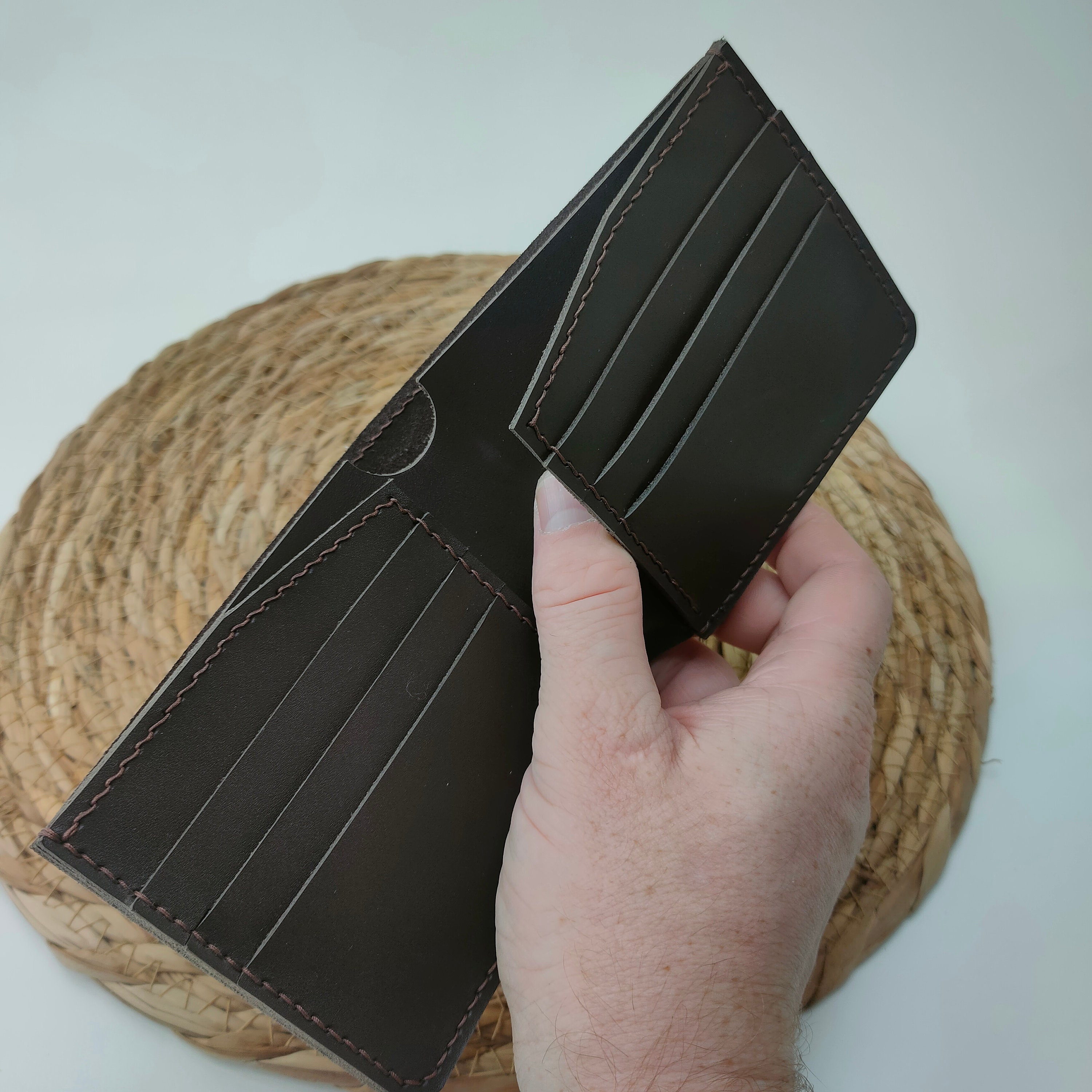 Leather Wallet Pattern PDF, Bifold Wallet Template PDF, Mens Wallet ...