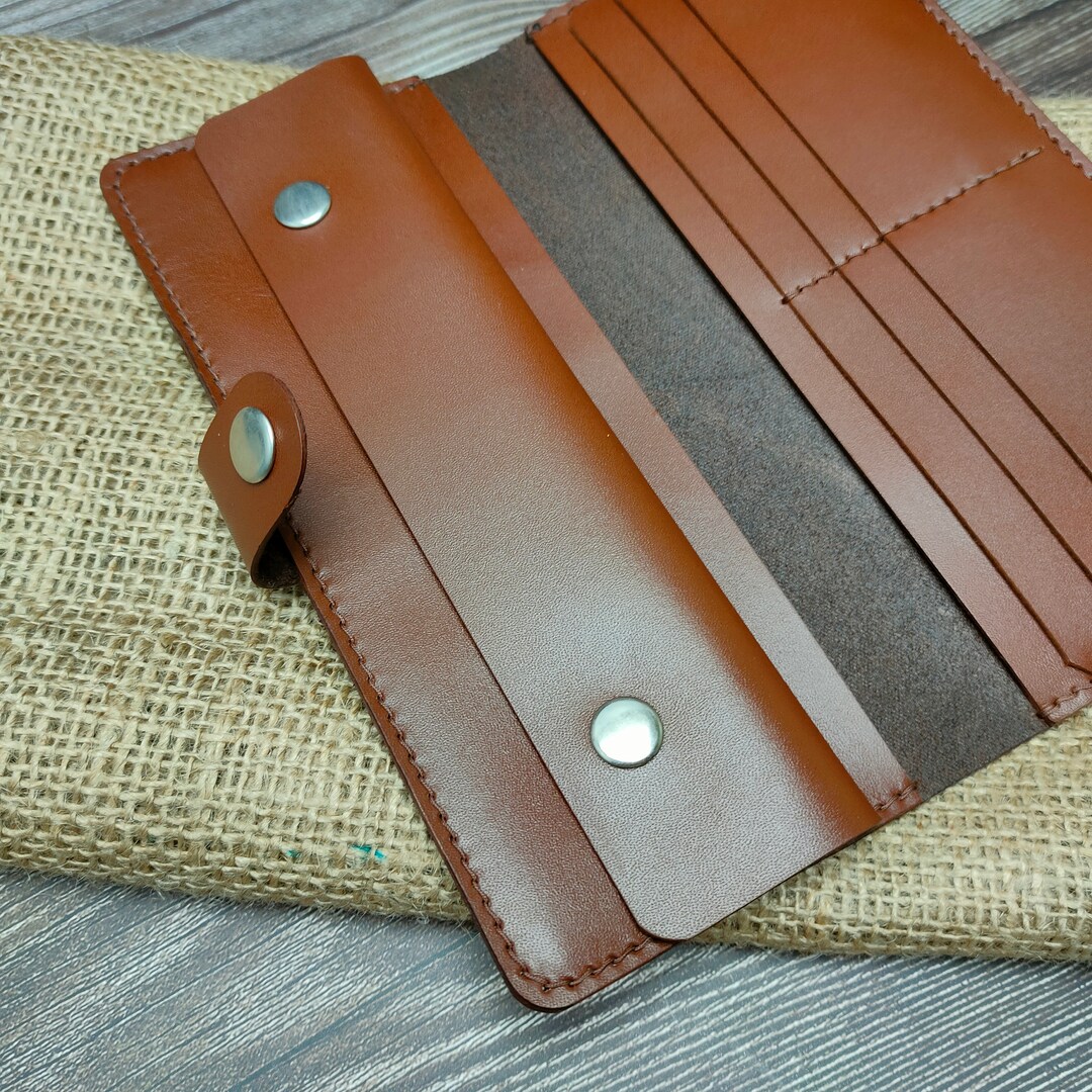 Leather Wallet Pattern PDF, Bifold Wallet Template PDF, Mens Wallet Pattern, Leather Bifold ...