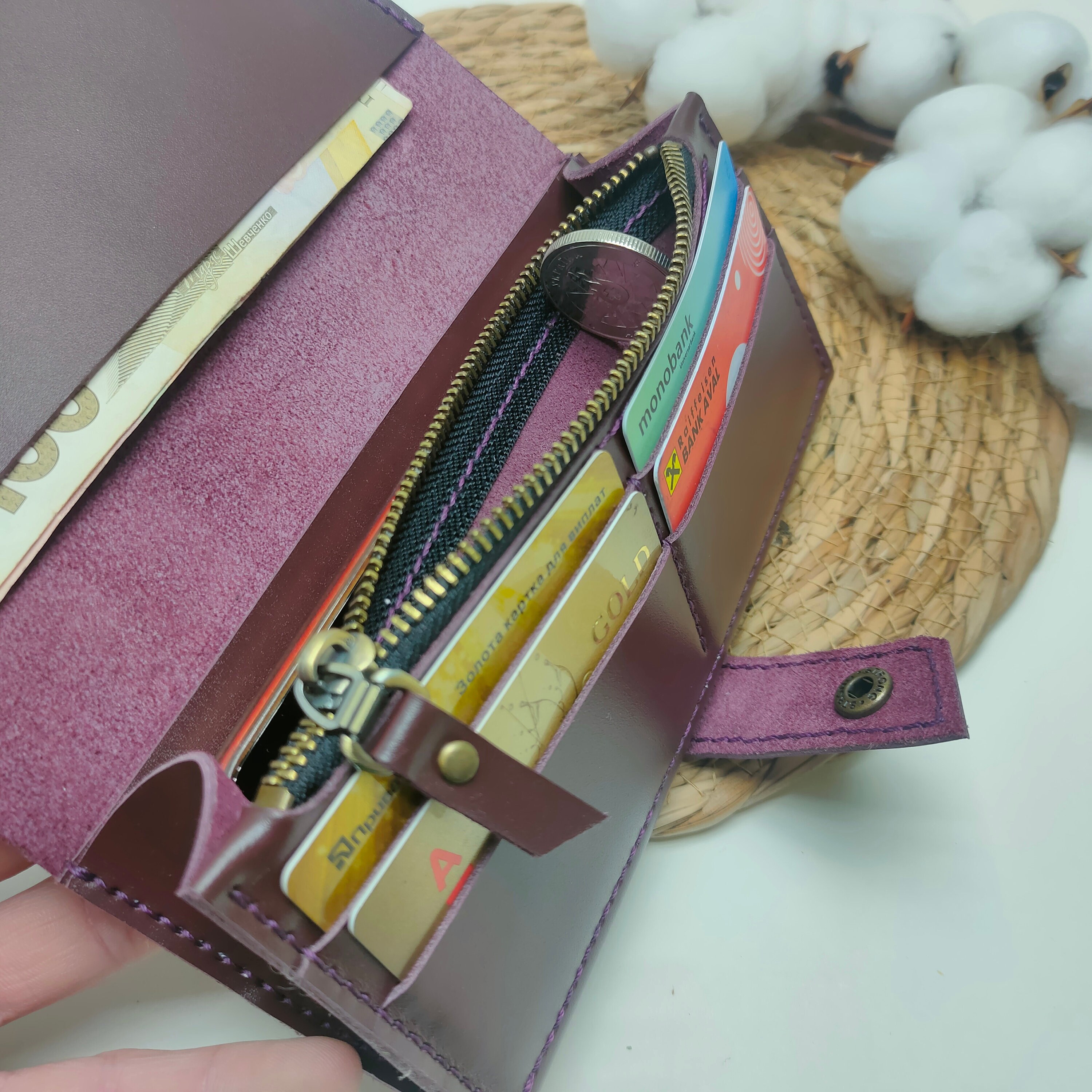 PDF Pattern Download ,long Wallet Pattern, Leather Womens Wallet ...