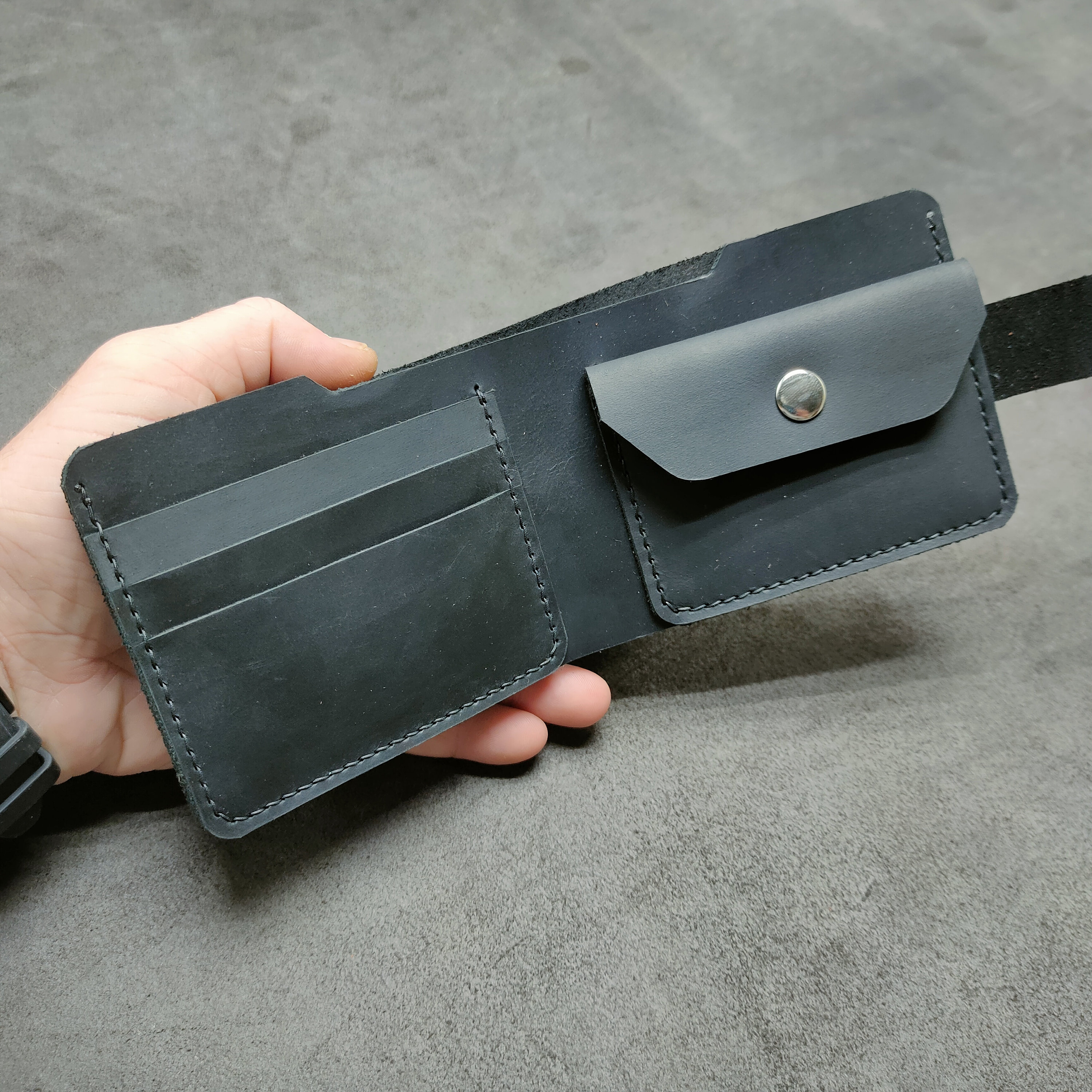 Leather Wallet Pattern PDF, Bifold Wallet Template PDF, Mens Wallet ...