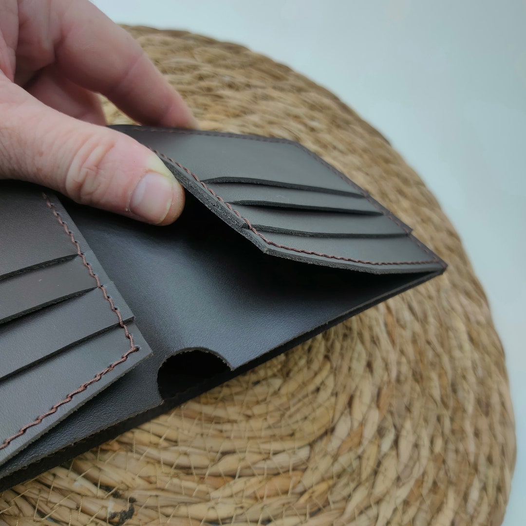 Leather Wallet Pattern PDF, Bifold Wallet Template PDF, Mens Wallet ...