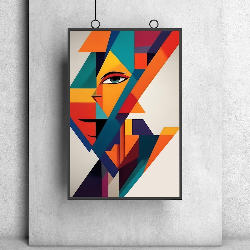 Cubism Portrait - Etsy