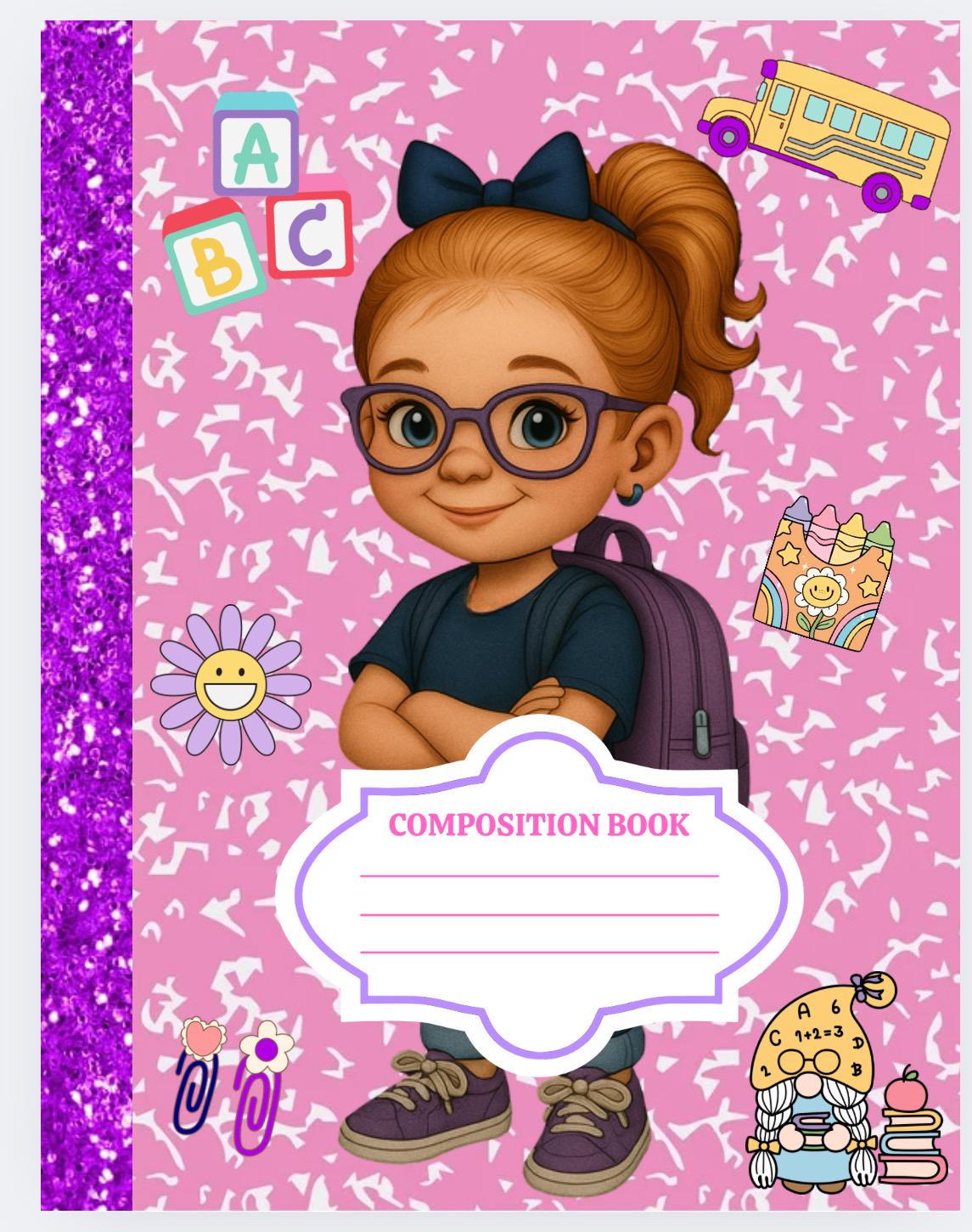 Editable School Composition Notebook Covers Bundle – 21 Designs - Etsy