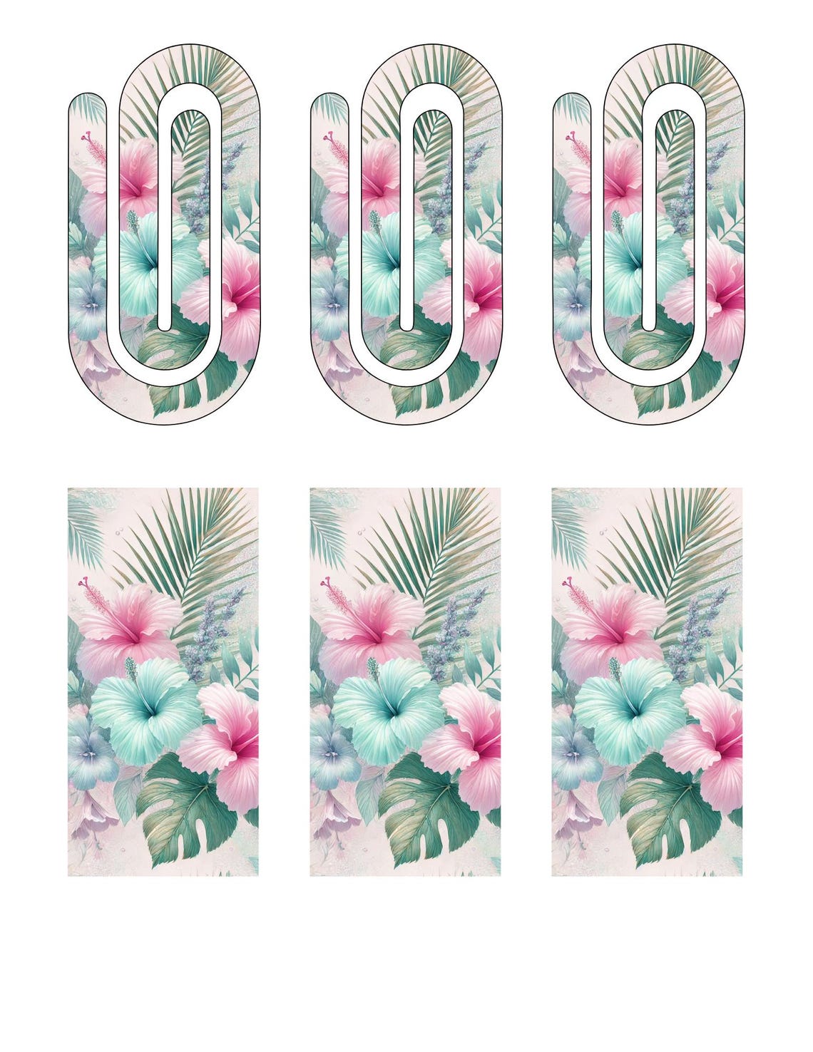 Sublimation Jumbo Paperclip Designs – Animal Theme, Teacher Planner ...