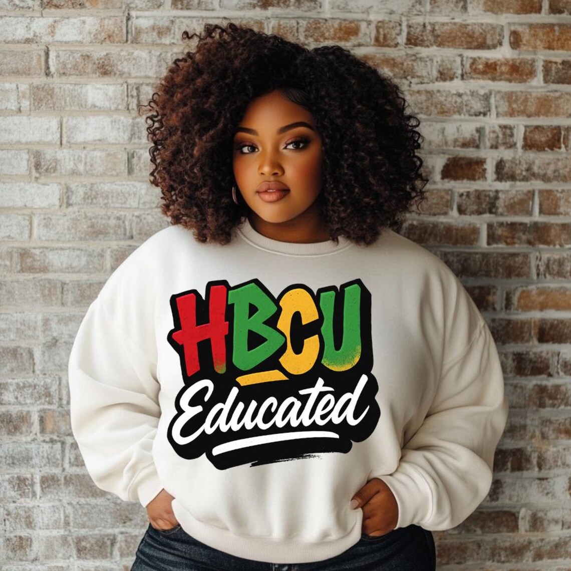 HBCU Educated Design PNG | Afrocentric Sublimation (digital Download ...