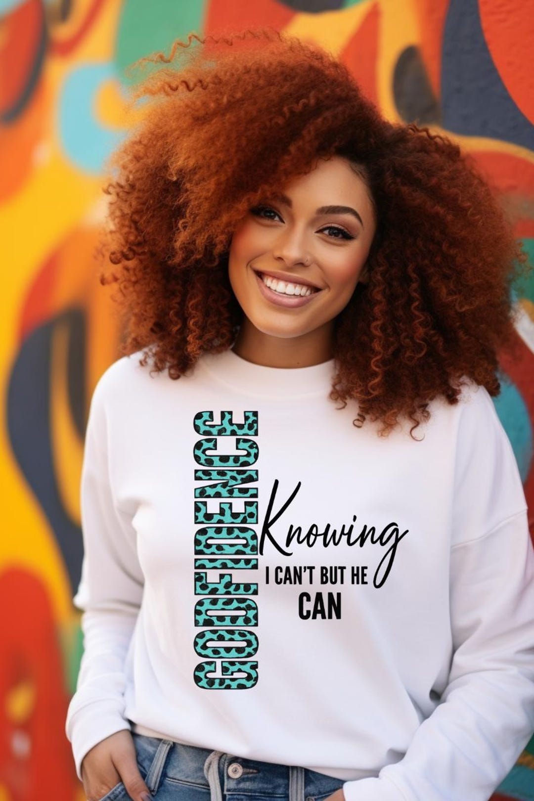 Godfidence PNG | God Confidence Christian Design | Leopard Print Faith ...