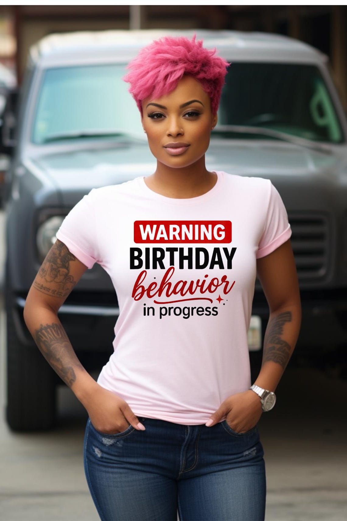 Funny Birthday Behavior PNG: Sublimation Design for Shirts (digital ...