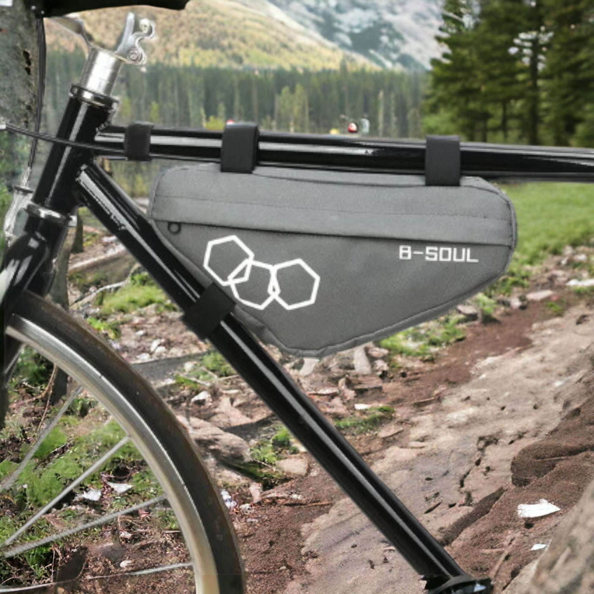 Frame Bag Bike Packing Bicycle Frame Front Top Tube Bag Triangle Pouch ...