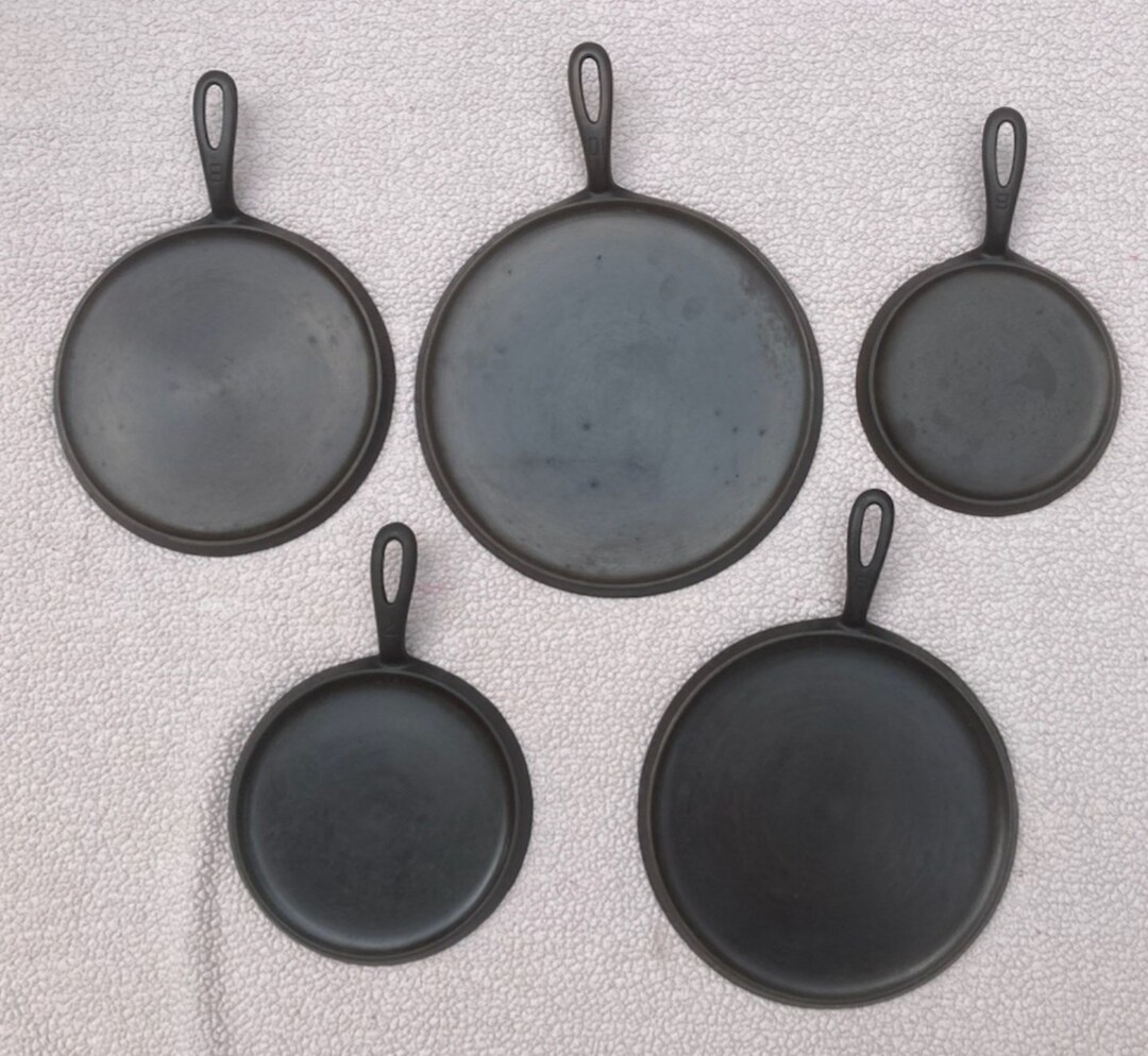 5 Restored Griswold Large Block Logo Cast Iron Griddle - Etsy
