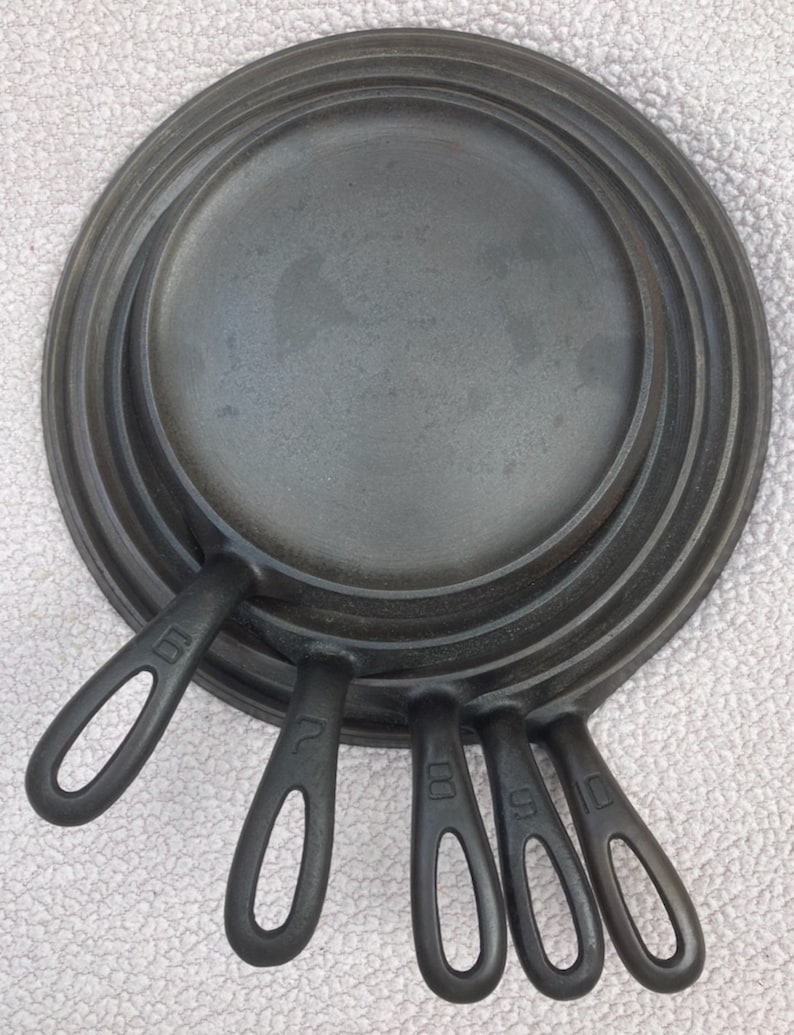 5 Restored Griswold Large Block Logo Cast Iron Griddle - Etsy