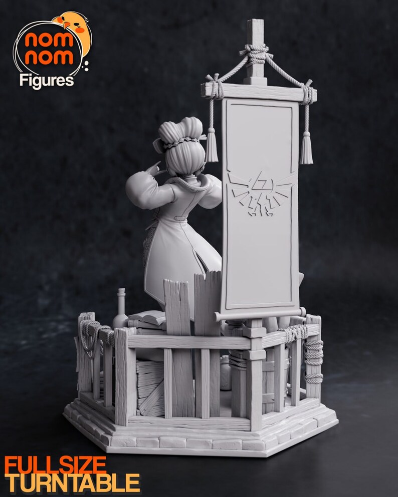 The Legend of Zelda Purah STL, Purah 3D Model, Purah 3D Print Files ...