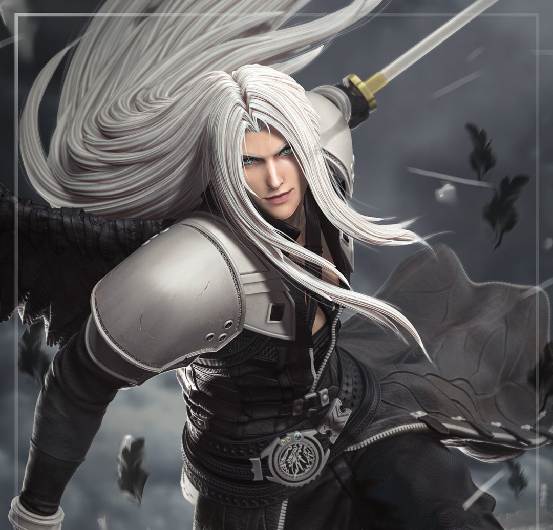 Final Fantasy Sephiroth STL, Sephiroth 3D Model, Sephiroth 3D Print ...