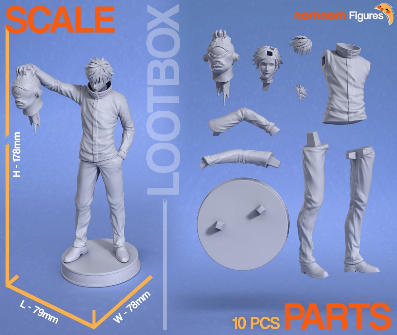 Satoru Gojo STL, Satoru Gojo 3D Model, Satoru Gojo 3D Druck Dateien ...