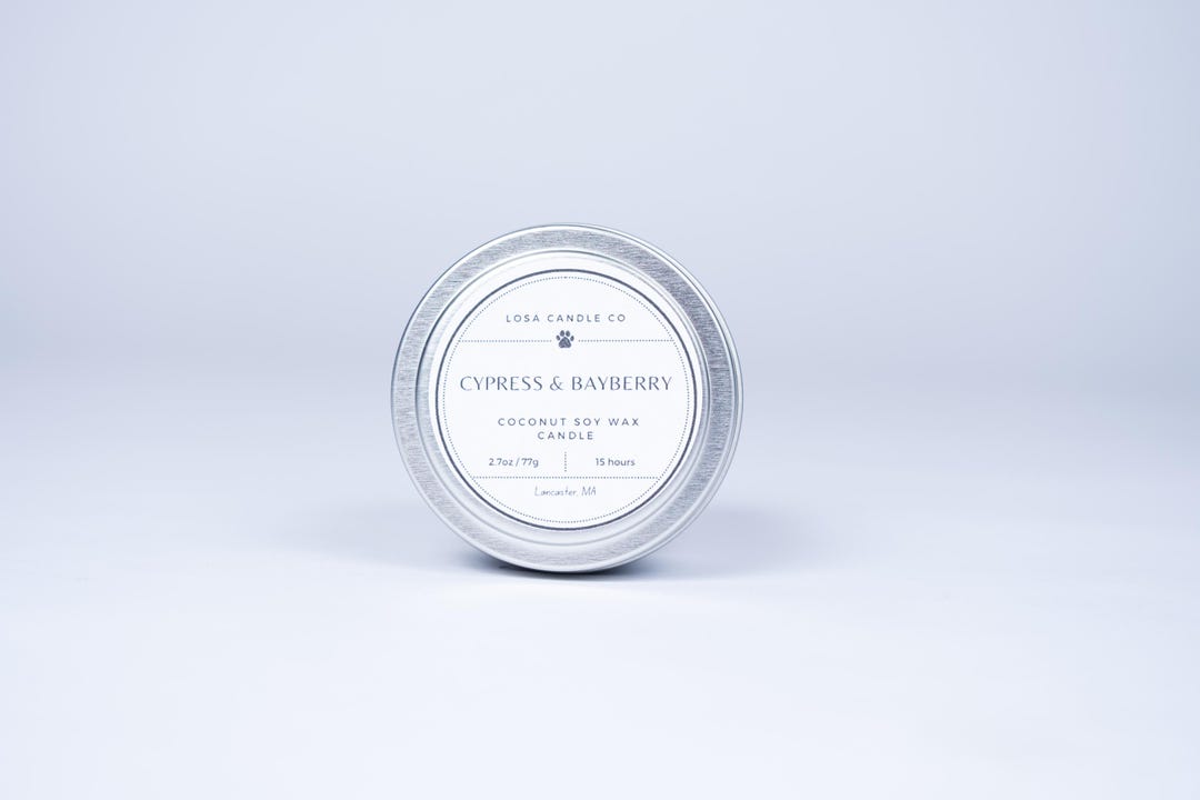 Mini Candle Tins - Customizable Label - Etsy