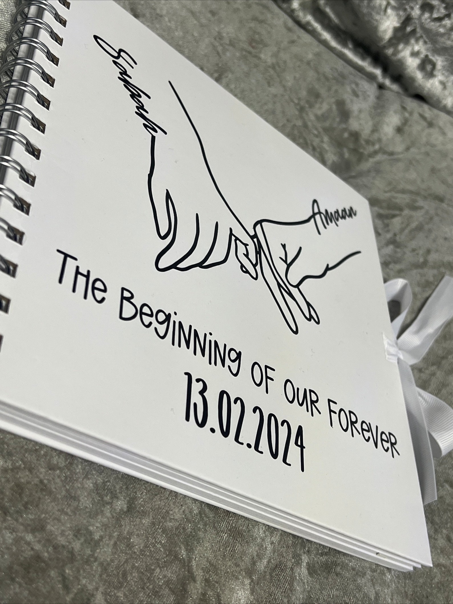 Personalised Couple Memory Book/ Scrapbook/photobook - Etsy UK