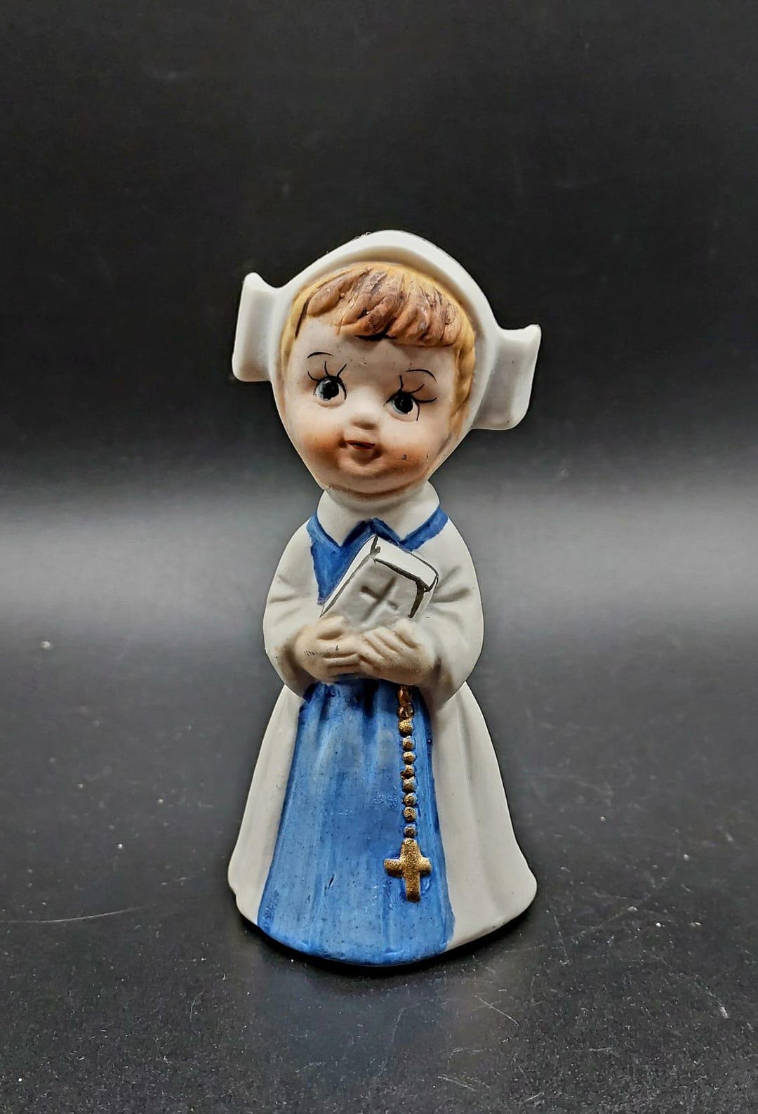 Ceramic Figurine. Ceramic Decoration. Ceramic Miniature. Ceramic Nun ...
