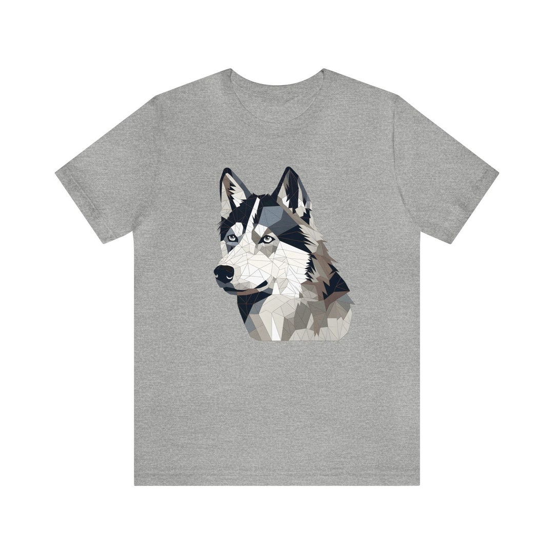 Minimalist Siberian Husky T-shirt Cute Husky Shirt Husky Dad - Etsy