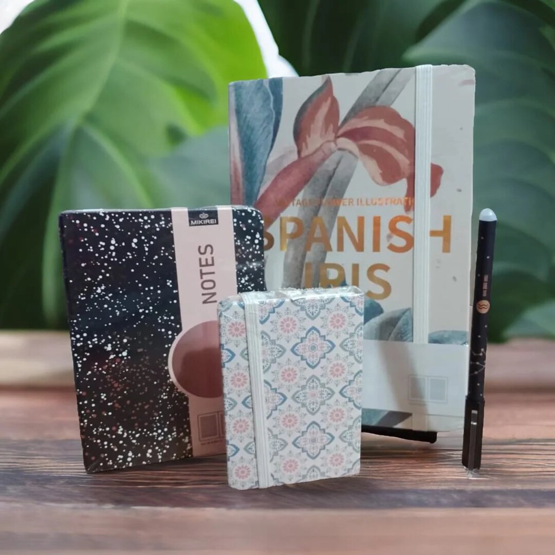 Combo of 3 Hardcover Notebooks 14x21cm 96 Sheets - Etsy