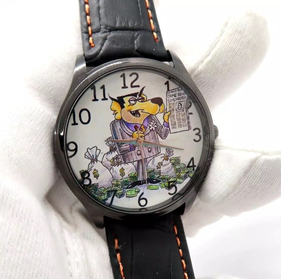 UNDERDOG Show riff Raff Villian, 38mm, Leather Band, Men's Watch M-17 ...