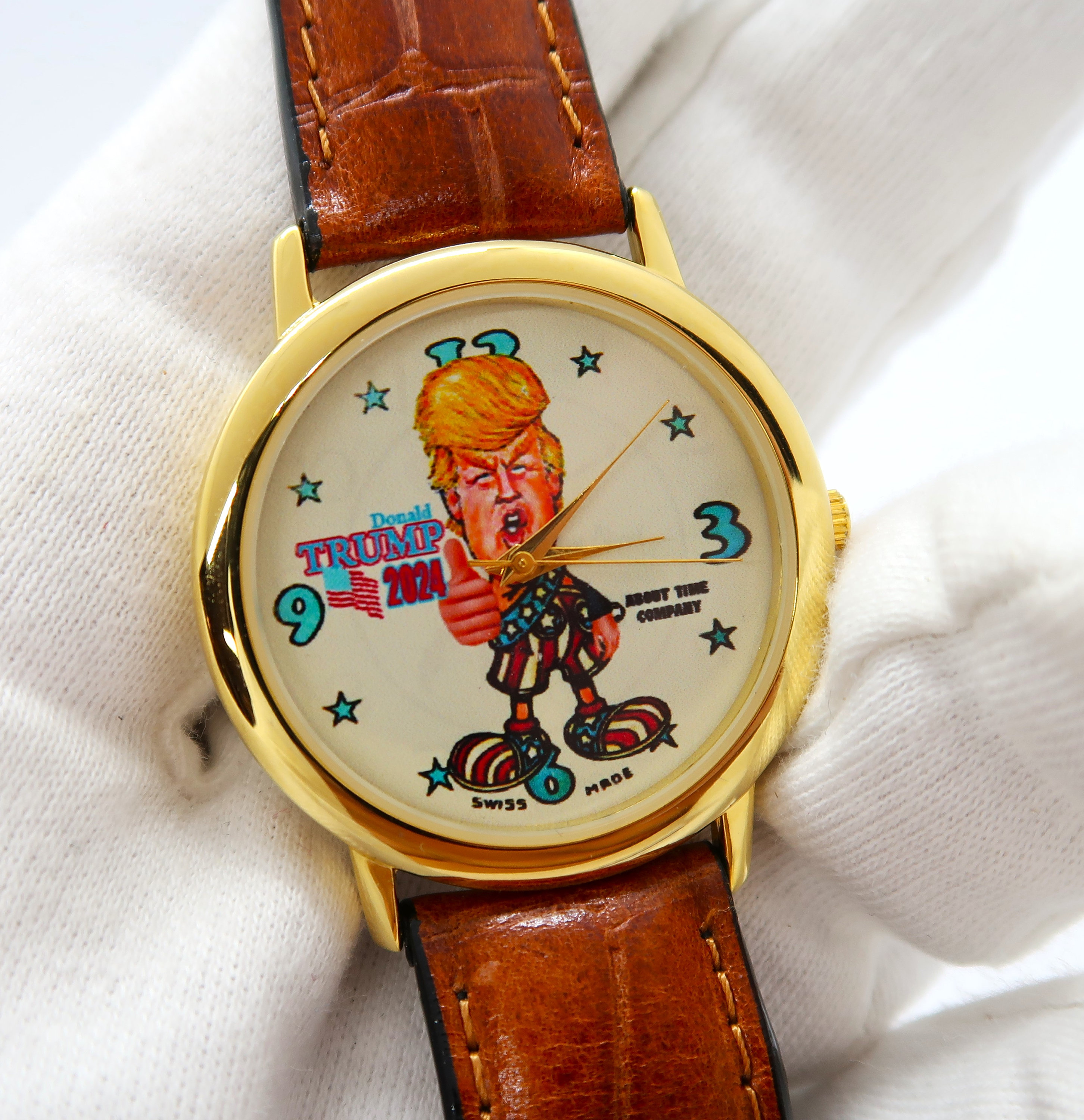 TRUMP 2024 Election "spiro Spoof" 33mm Men's CHARACTER WATCH M-66 - Etsy
