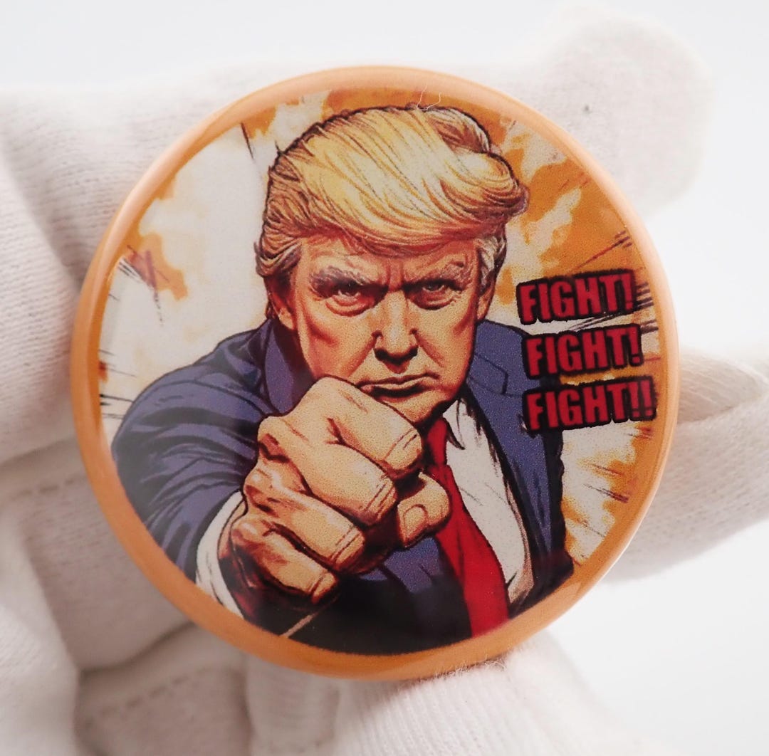 Trump 2024 Pinback Button, Handmade Political Campaign PINBACK - Etsy