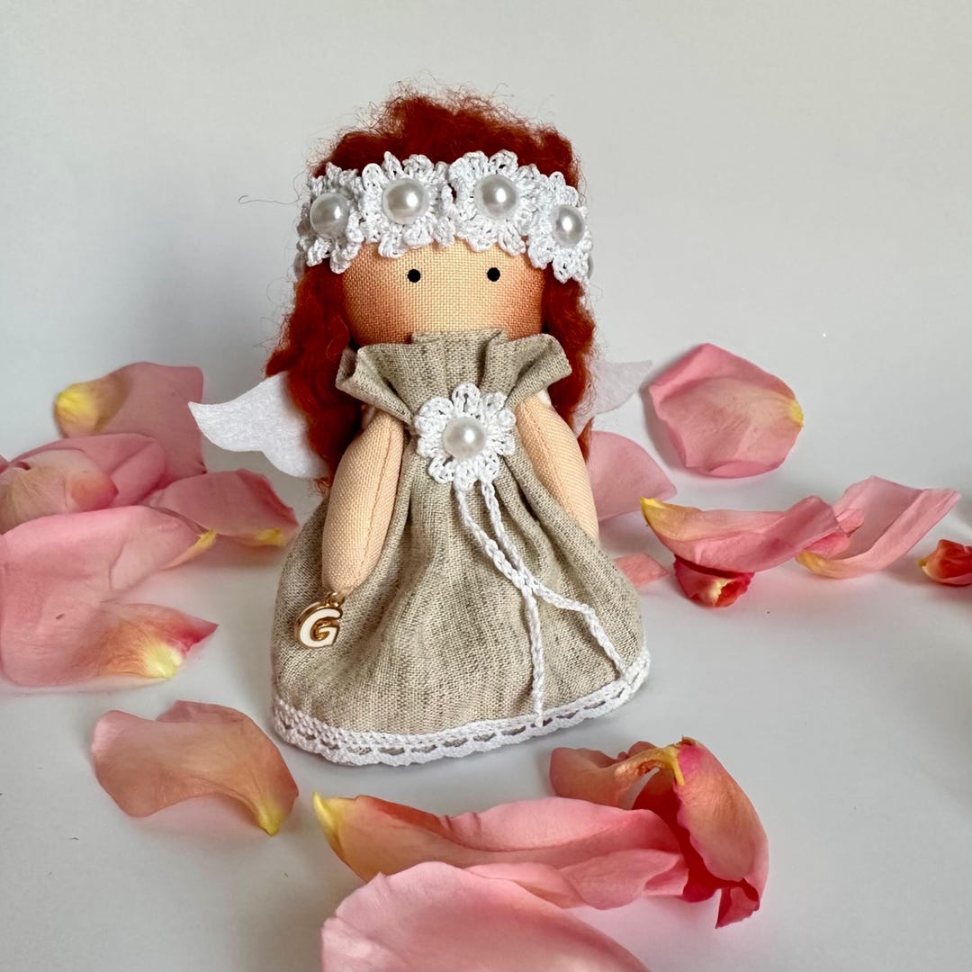 Personalized Guardian Angel - Interior Art Rag Doll - Cute Angel ...